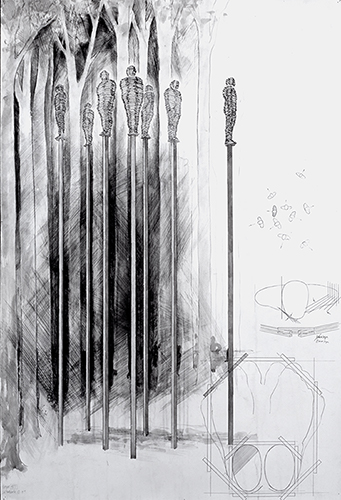 Aerial Presence - Drawing